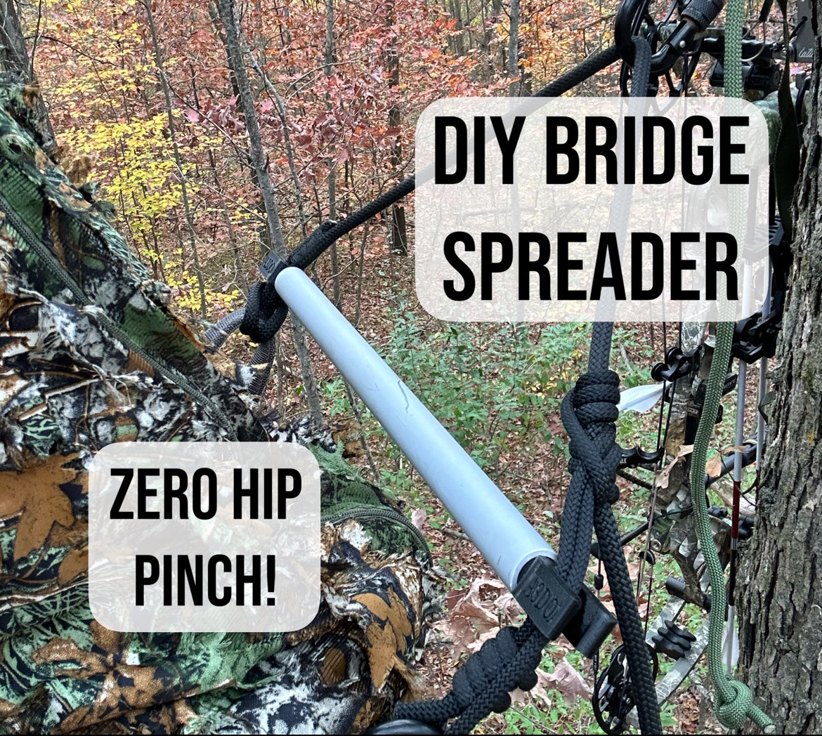 Saddle Hunting Bridge Spreader / Hip Pinch DIY Kit For Bow Hunters ...