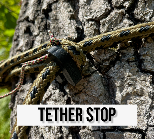 Saddle Hunting Tether Clip stopper - Tethrd Cruzr Trophyline and More ...